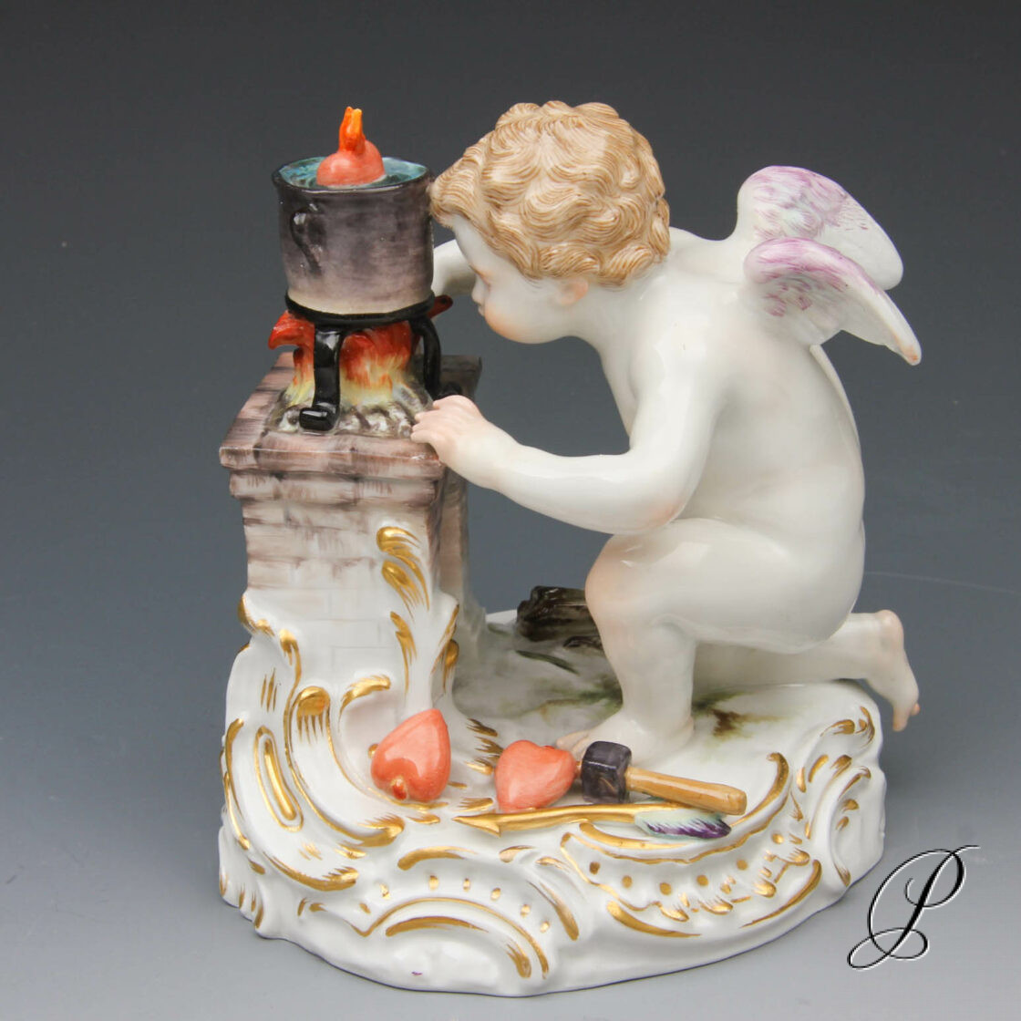 Putto Meissen Knaufzeit 1.Wahl um 1900 - Porzellan & Porcelain