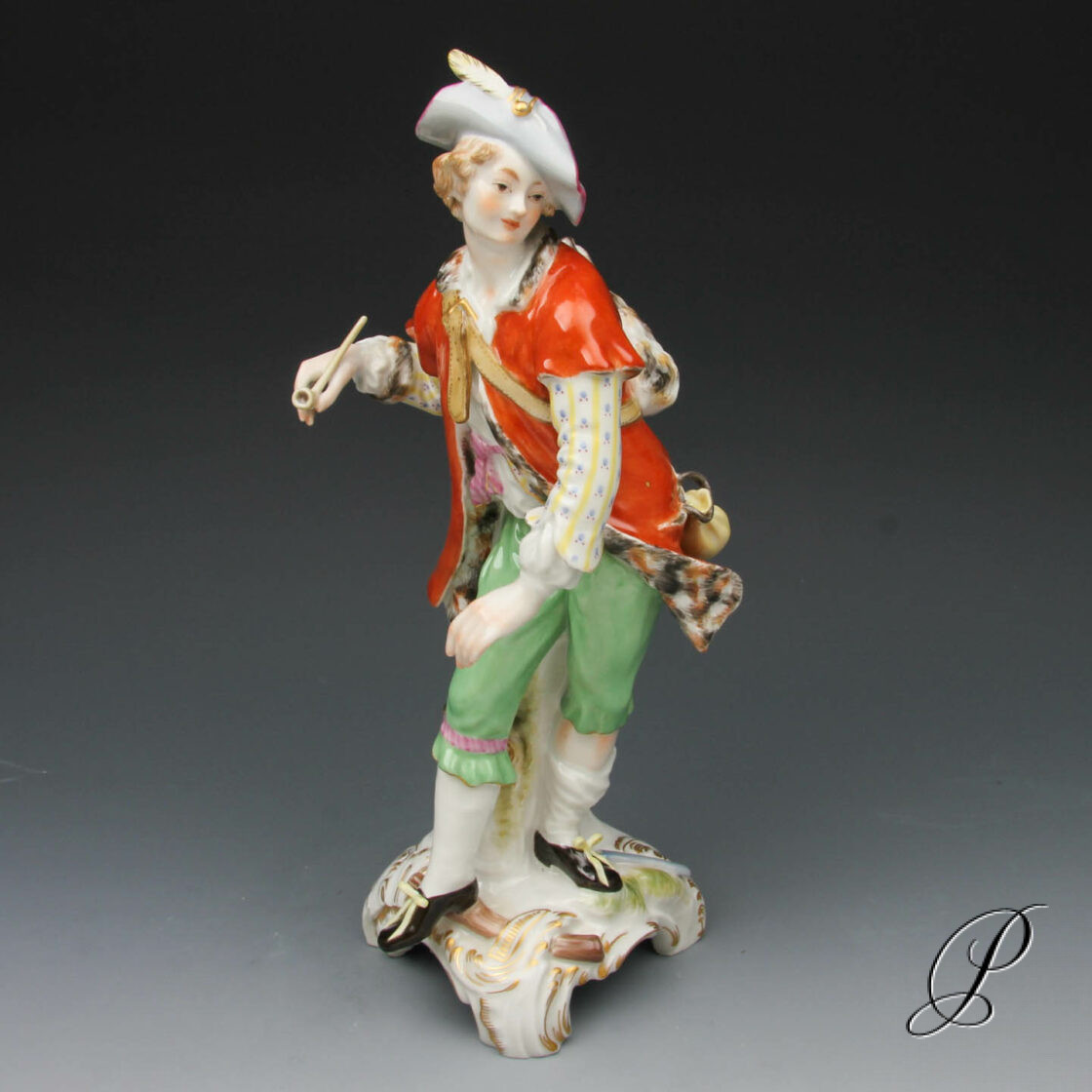 große Elemente Figur KPM Berlin "Feuer" - Porzellan & Porcelain